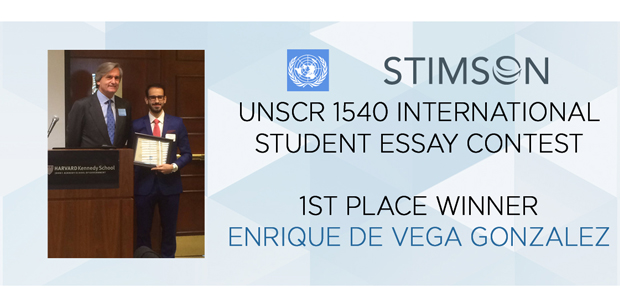 1540 International Student Essay Contest Winners Announced • Stimson Center
